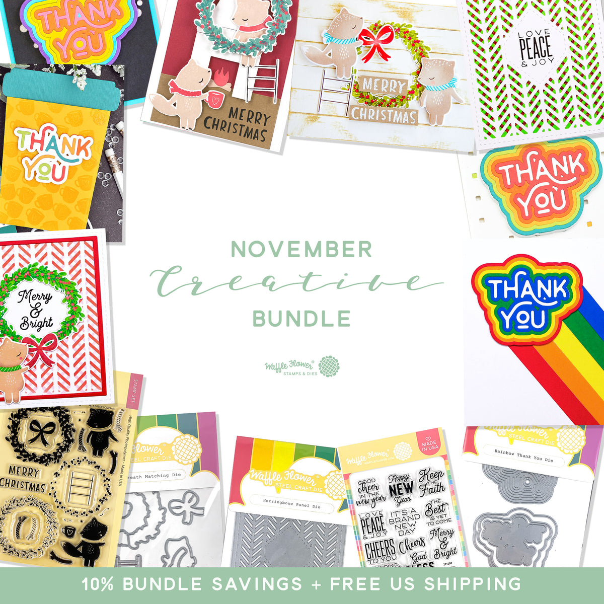 Intro to November 2019 Creative Bundle – WaffleFlower.com