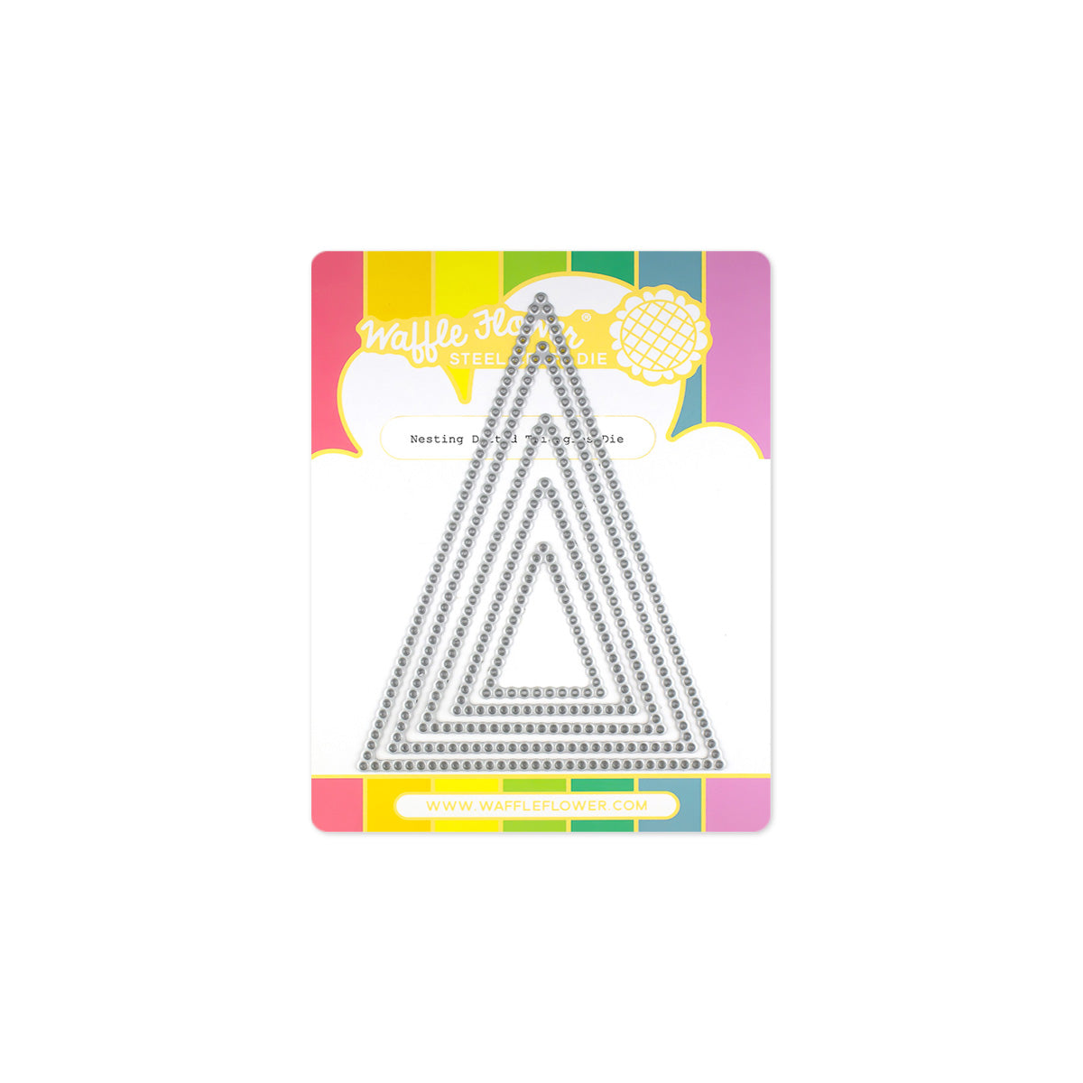 Nesting Dotted Triangles Die – WaffleFlower.com