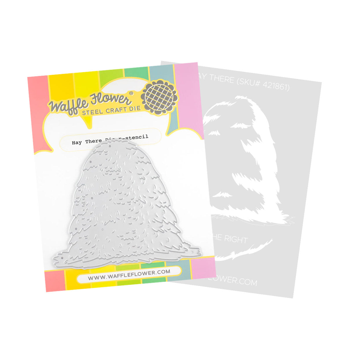 Hay There Die-n-stencil – WaffleFlower.com