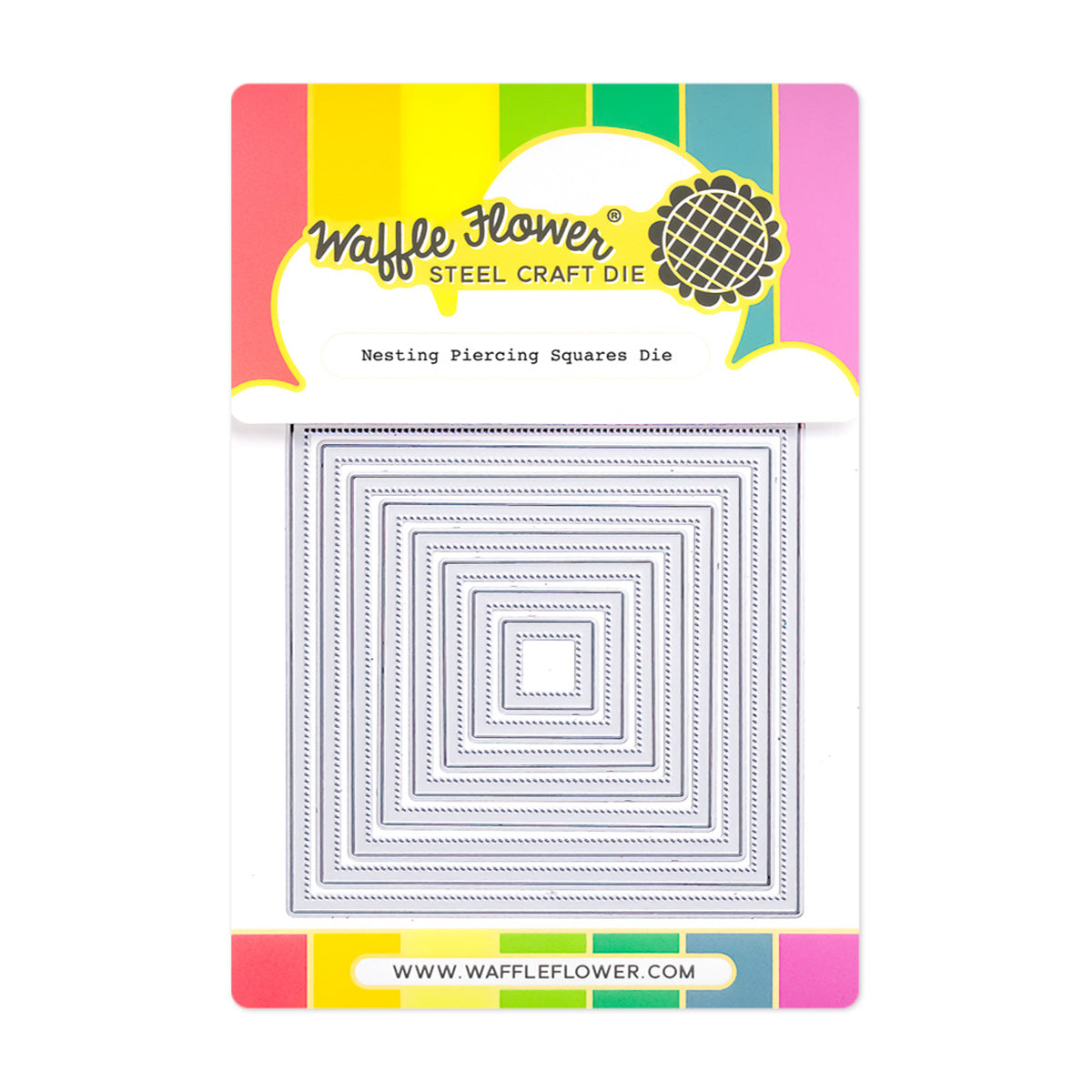 Nesting Piercing Squares Die – WaffleFlower.com