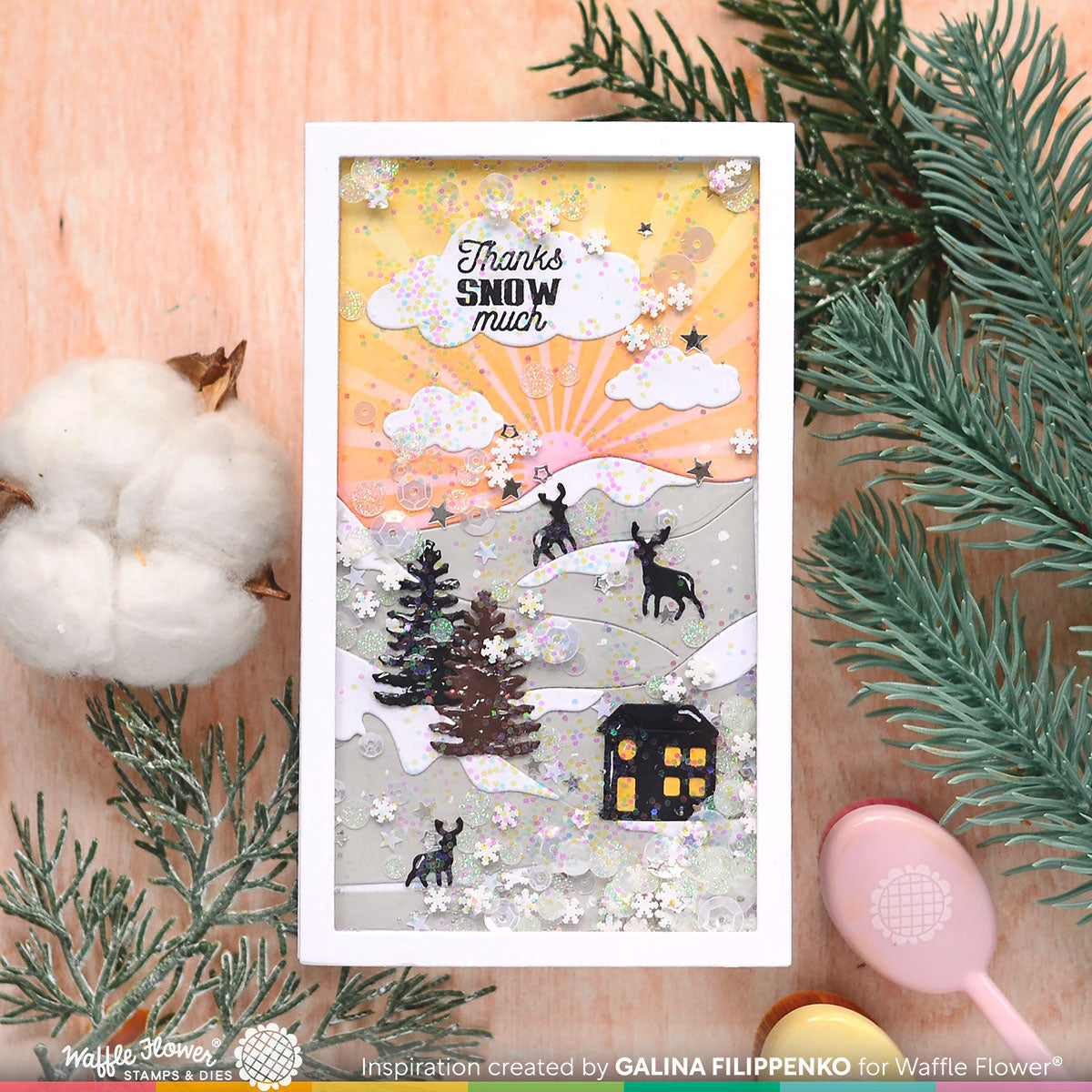 Mini Slimline Rectangle Frames Die – WaffleFlower.com