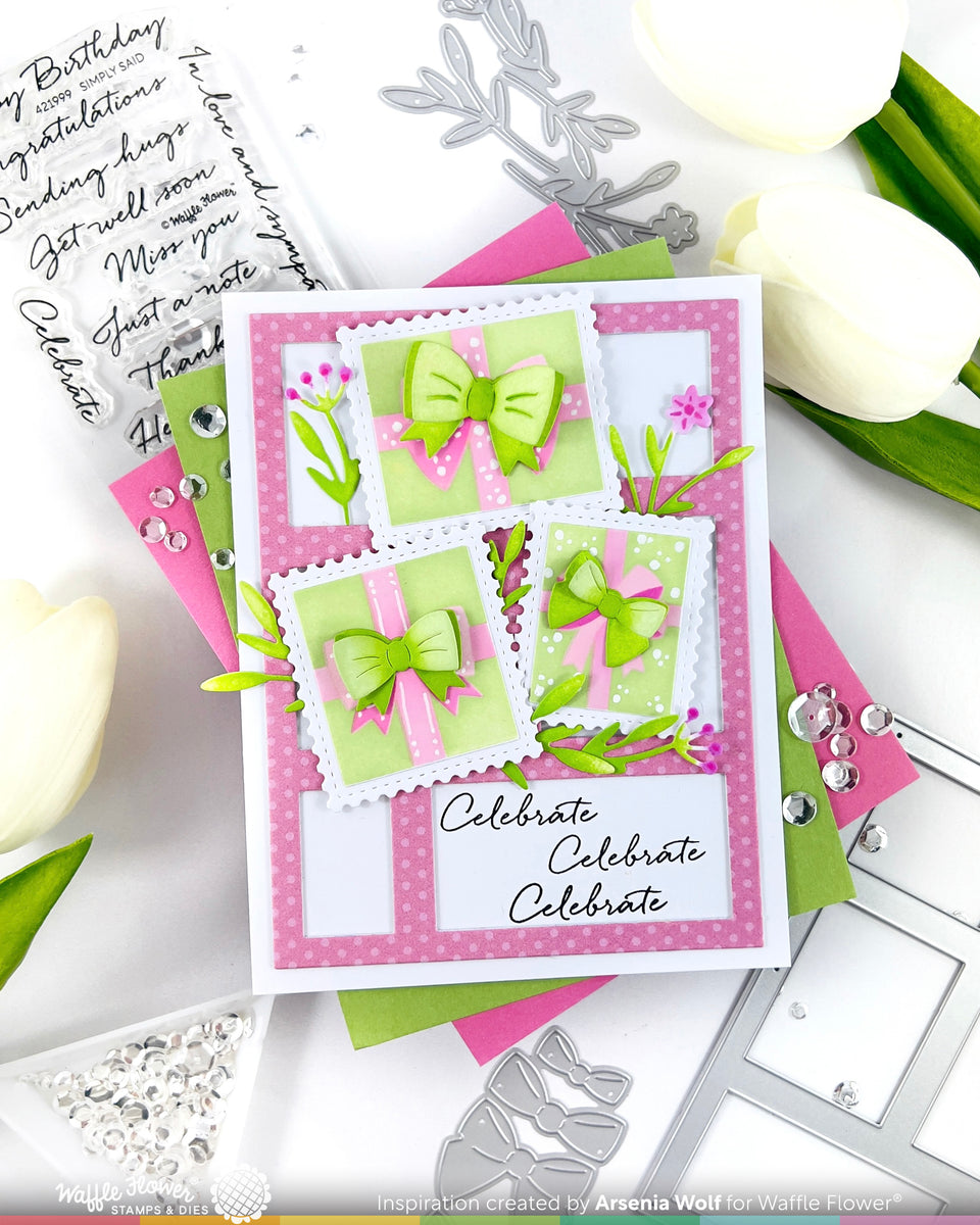 Simply Said Stamp Set – WaffleFlower.com