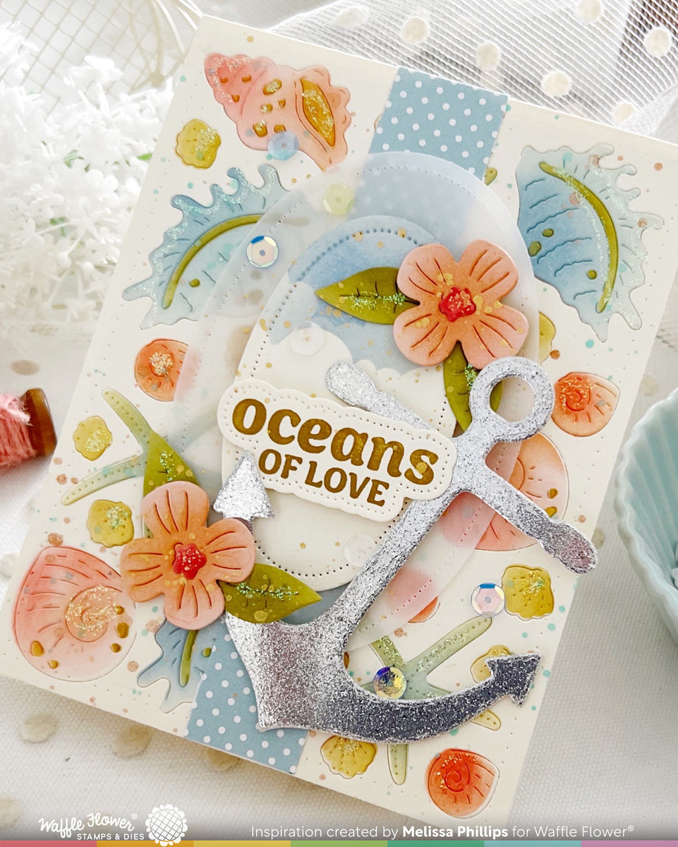 Nesting Piercing Ovals Die – WaffleFlower.com