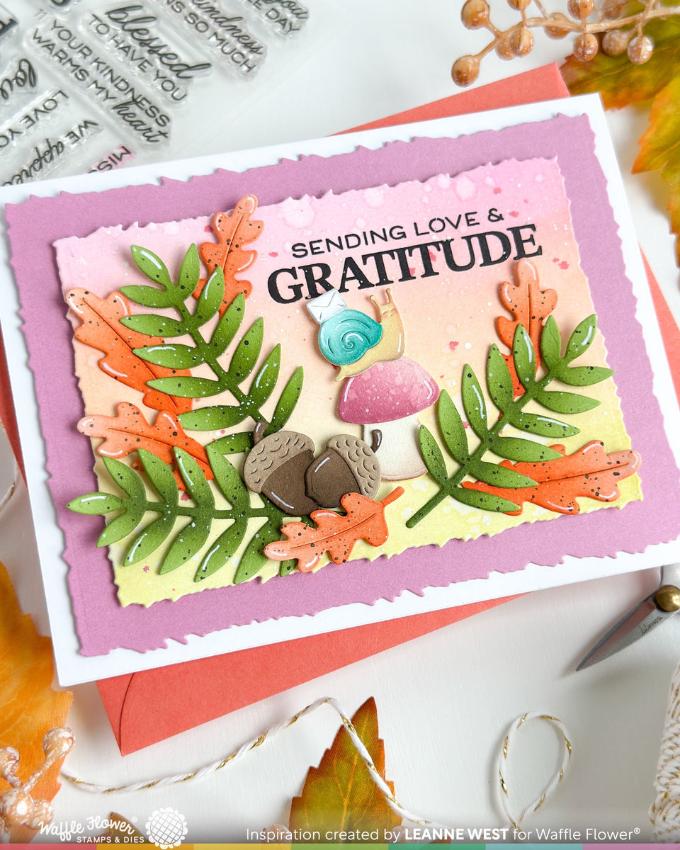Grateful Heart Sentiments Stamp Set – WaffleFlower.com