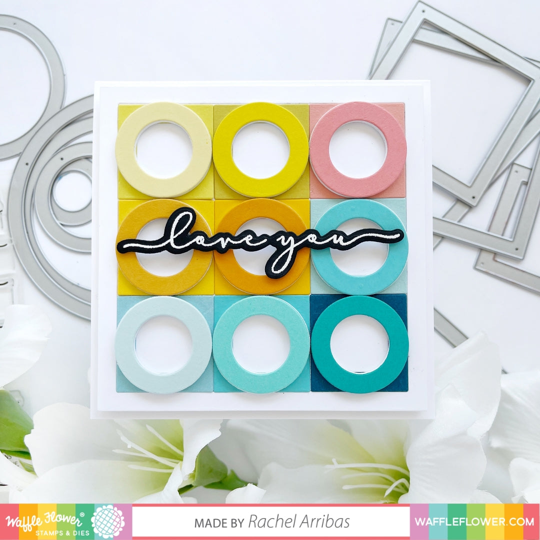 Nesting Circle Frames Die – WaffleFlower.com