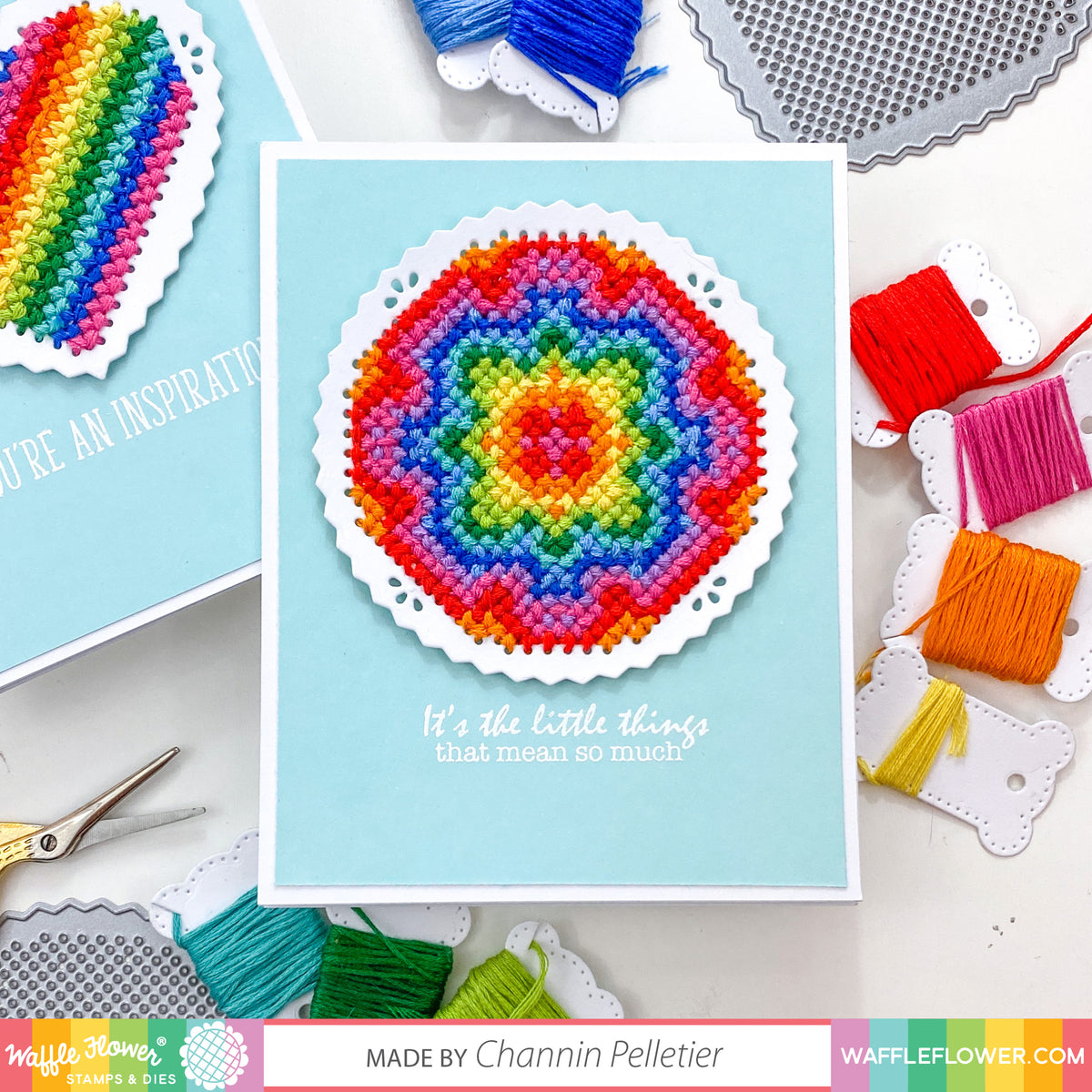 Stitchable Pinking Circle Die – WaffleFlower.com