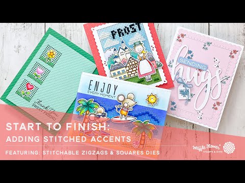 (Pre-Order) Stitchable Pinking Rectangle Die – WaffleFlower.com