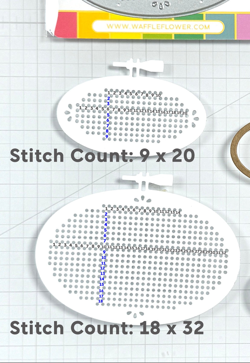 Stitchable Oval Hoops Die – WaffleFlower.com