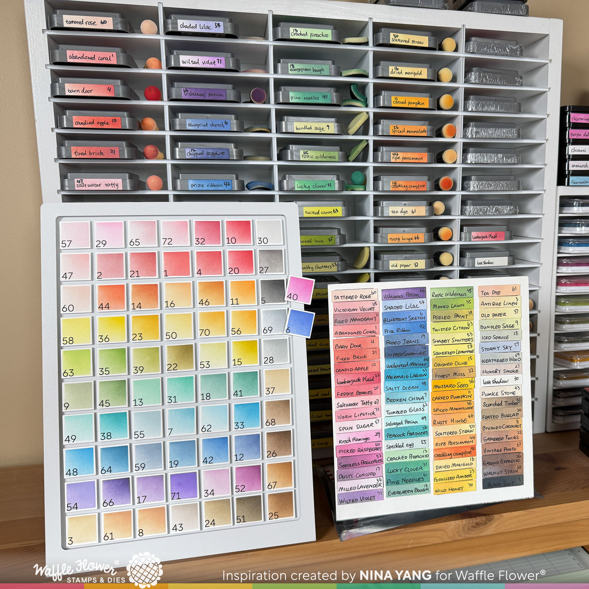 Ink Swatch 1x1 Stencil – WaffleFlower.com