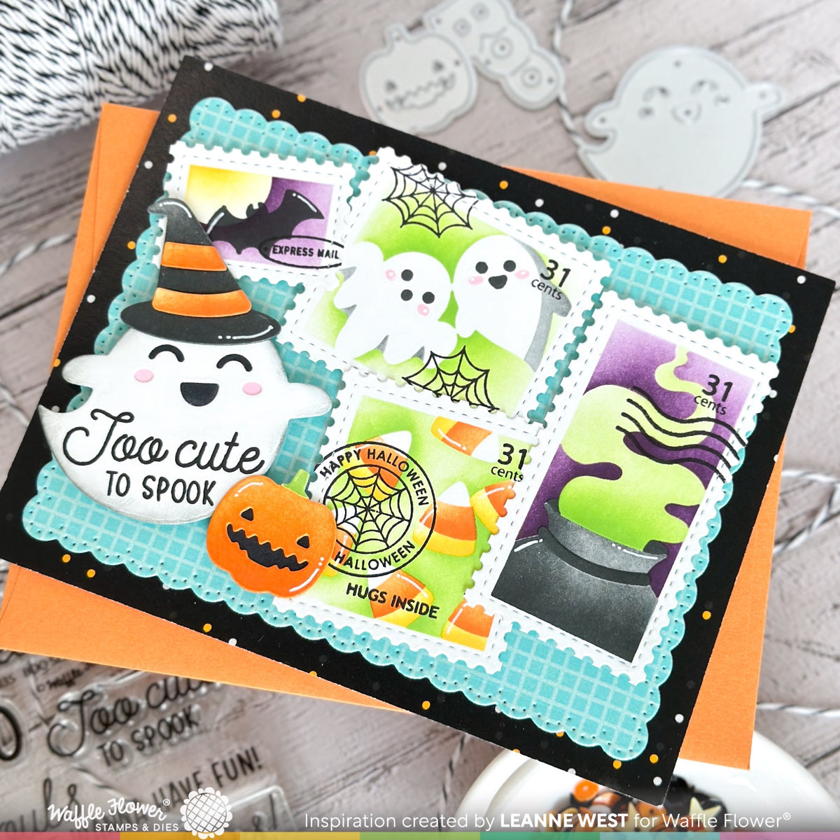 Boo Sentiments Stamp Set – WaffleFlower.com