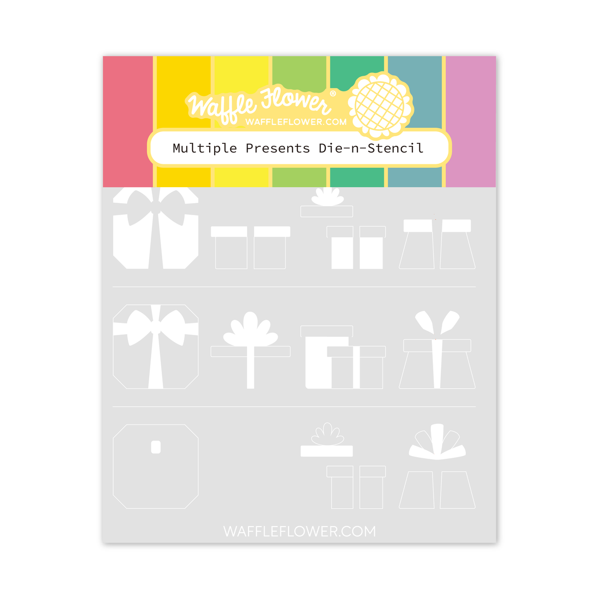 Multiple Presents Die-n-stencil – WaffleFlower.com