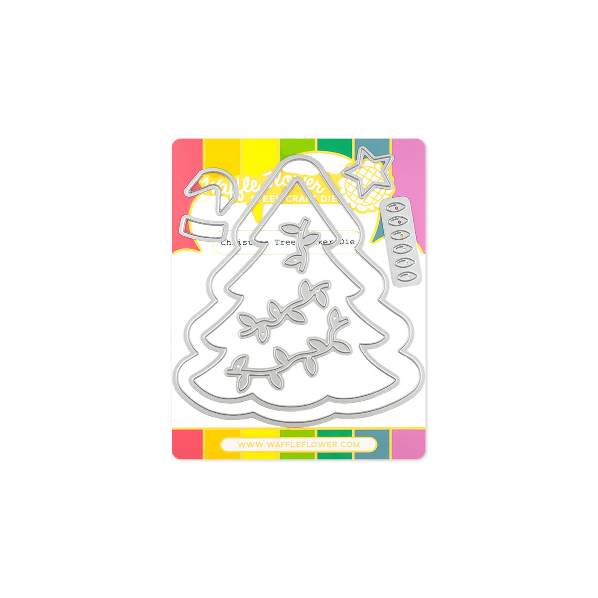 Christmas Tree Shaker Die – WaffleFlower.com