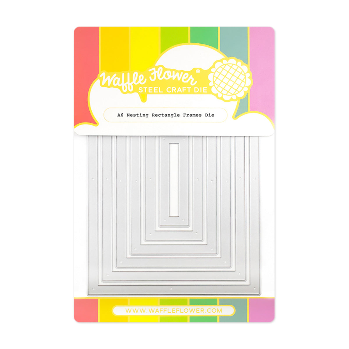 A6 Rectangle Frames Die – WaffleFlower.com