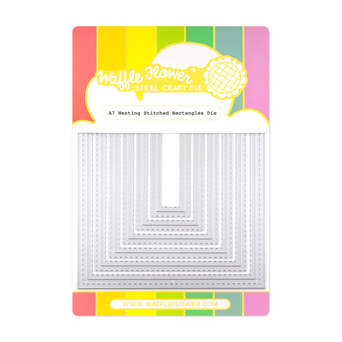 A7 Stitched Rectangles Die – WaffleFlower.com