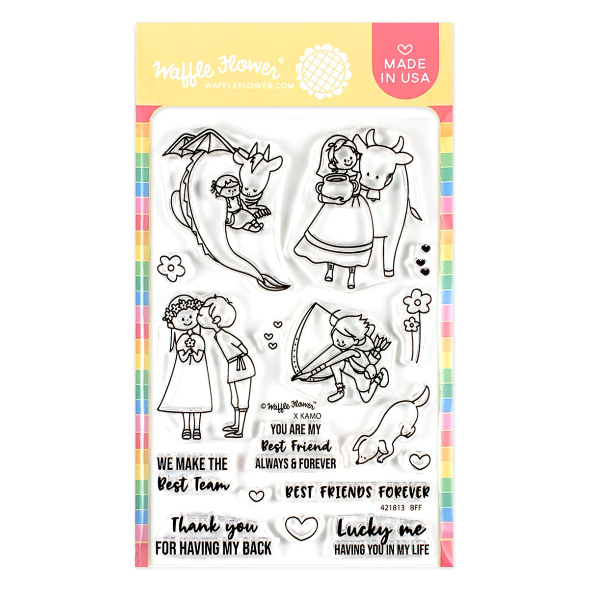 BFF Stamp Set – WaffleFlower.com