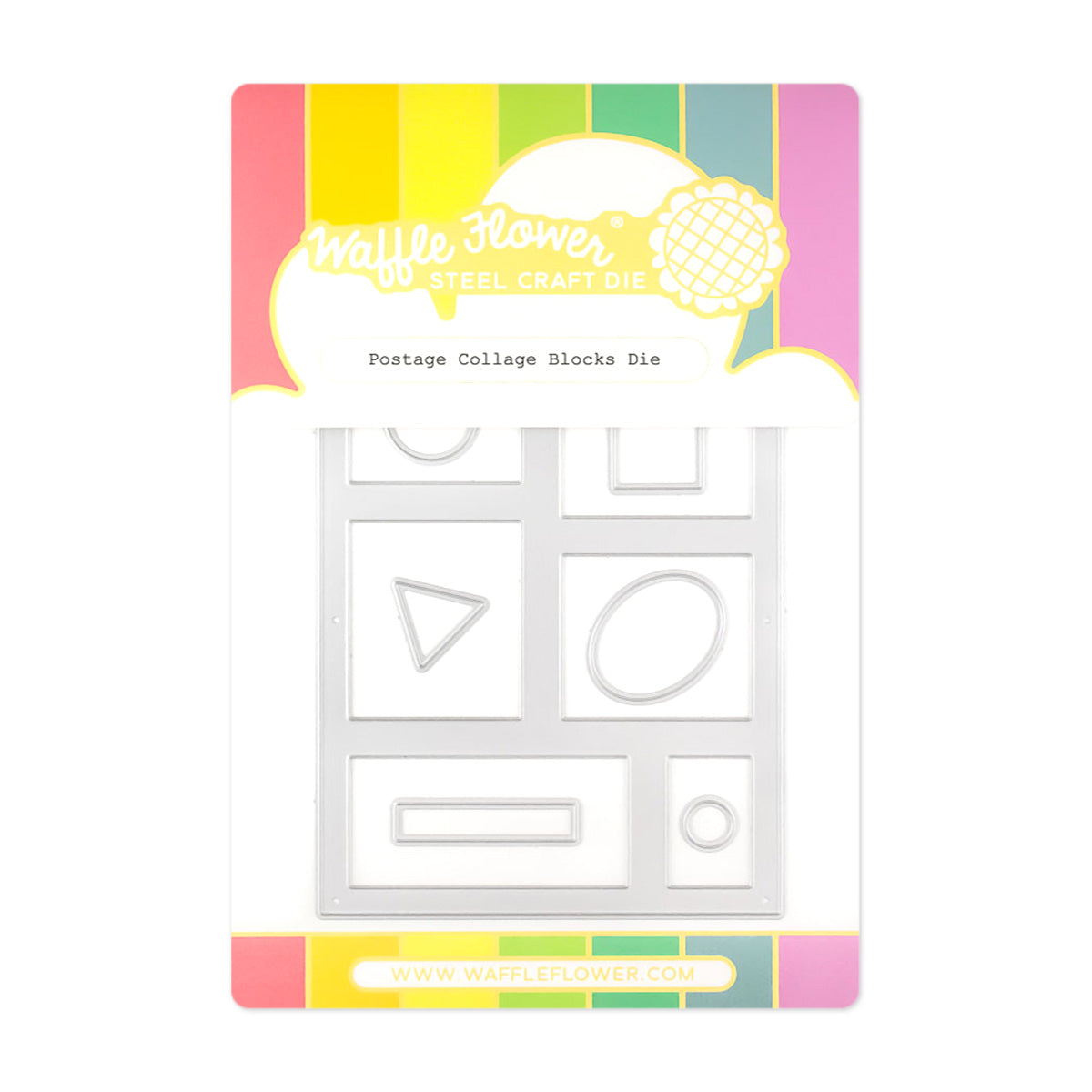 Postage Collage Blocks Die – WaffleFlower.com