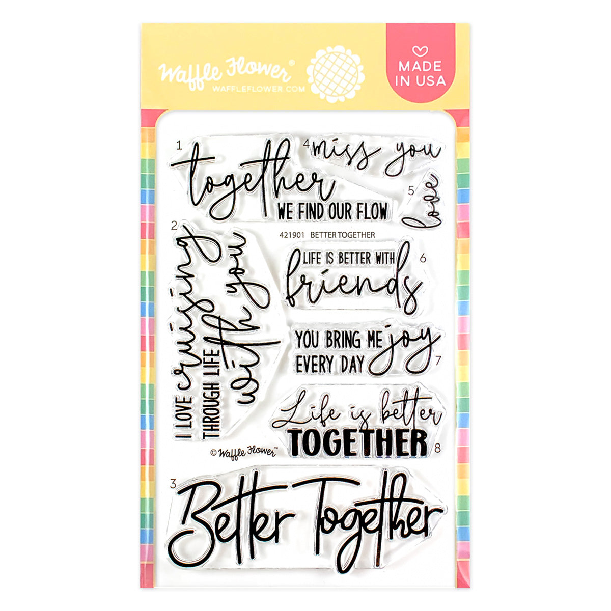 Better Together Stamp Set – WaffleFlower.com