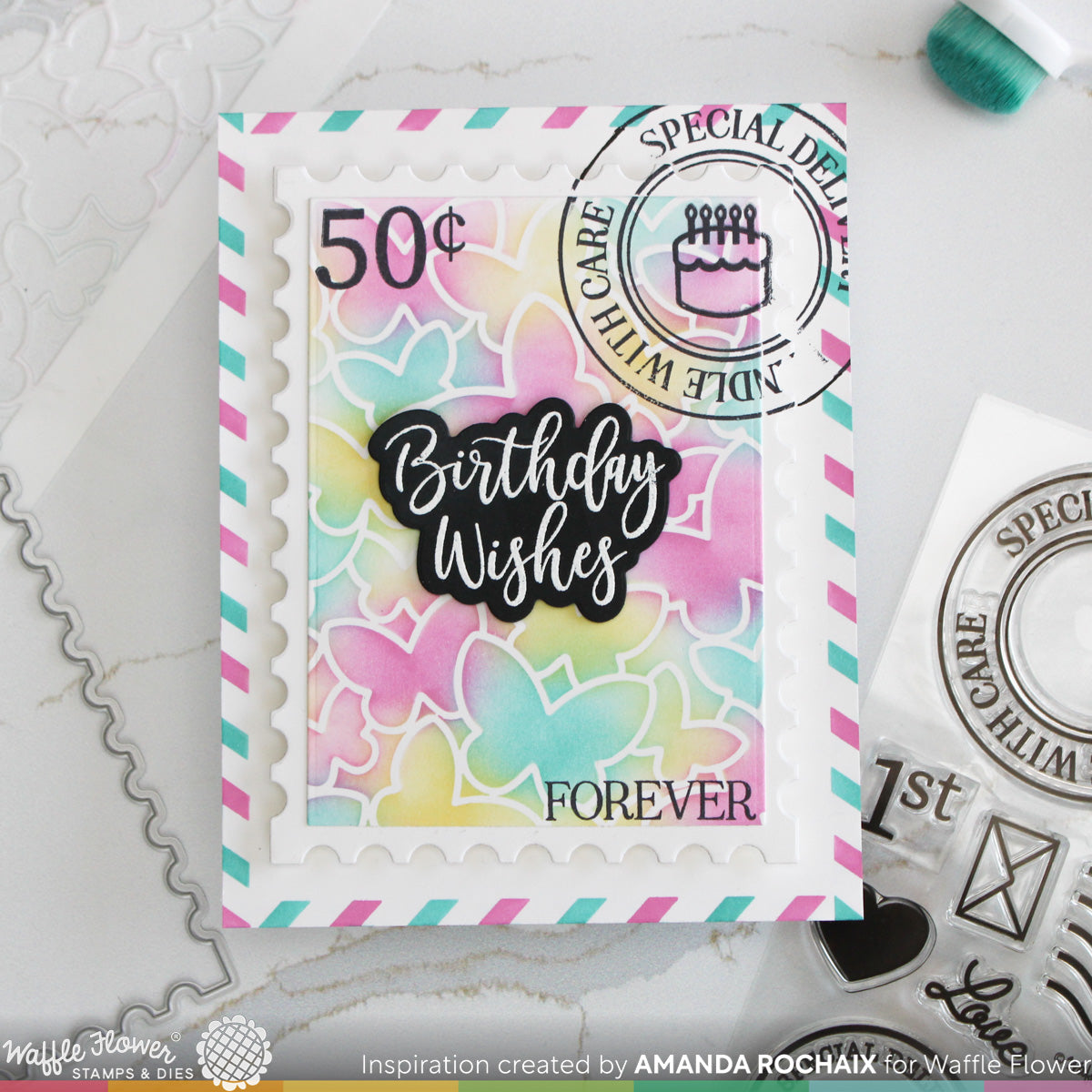 Oversized Postage Stamp Set – WaffleFlower.com