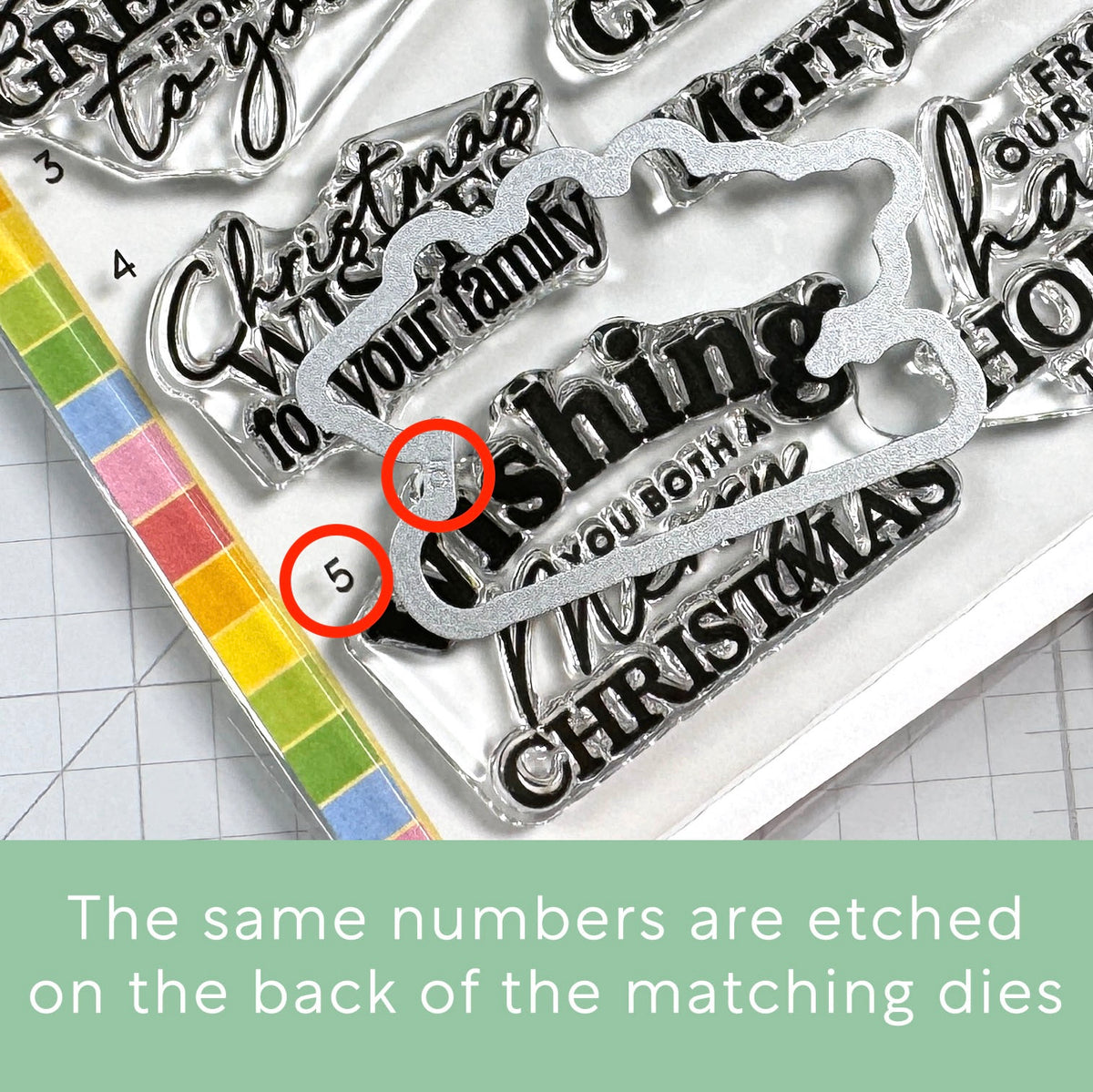 Family Christmas Sentiments Stamp Set – WaffleFlower.com