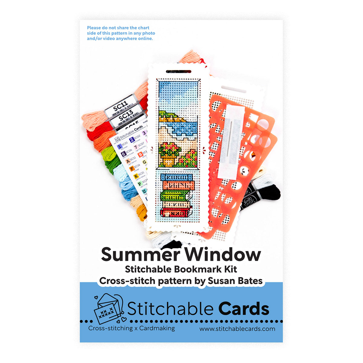Summer Window Bookmark Kit – WaffleFlower.com