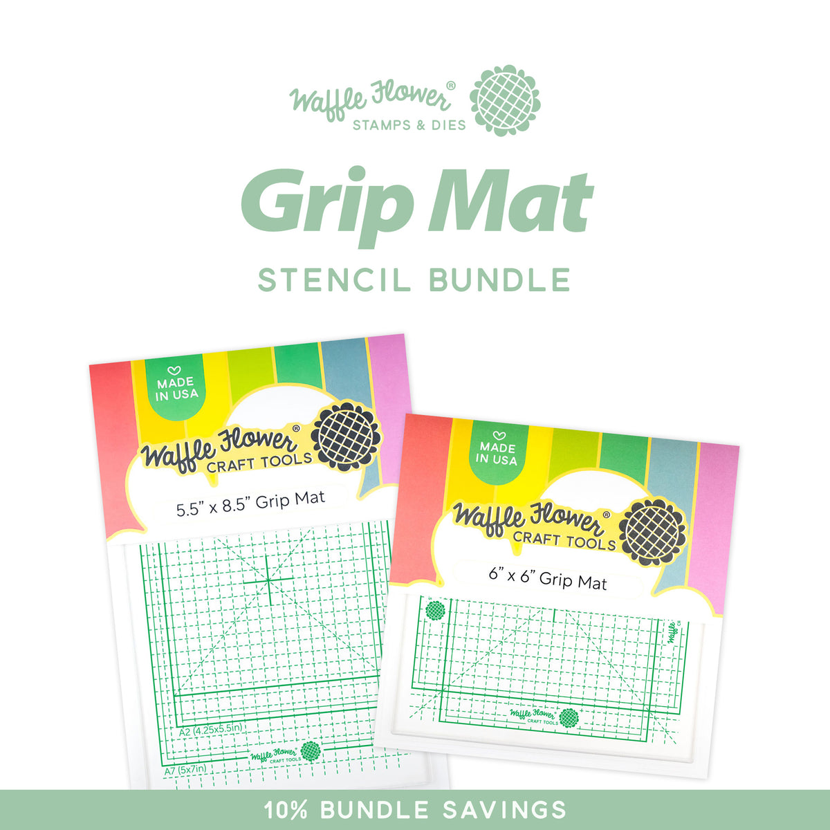 Grip Mat - Stencil Bundle (Save 10%) – WaffleFlower.com