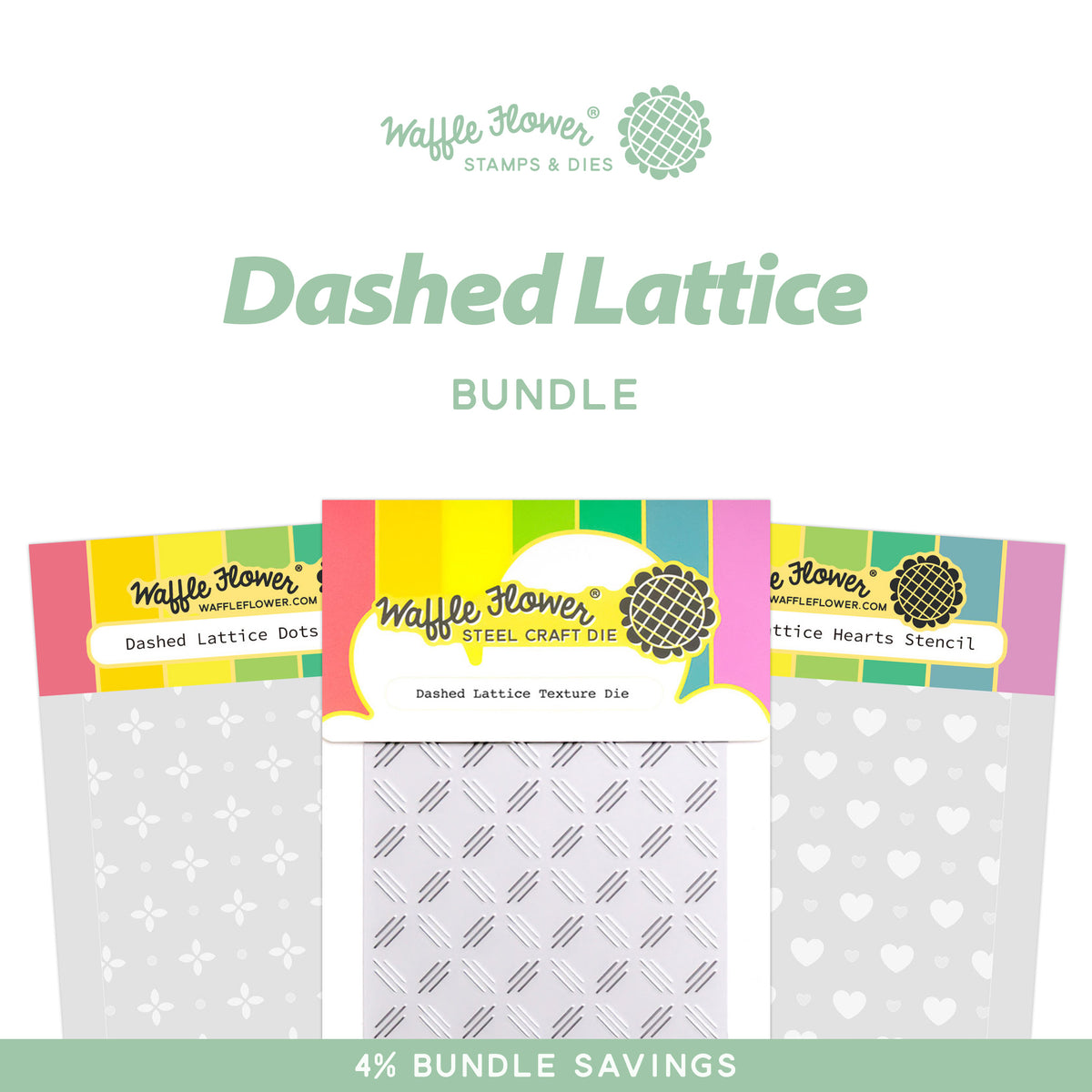 Dashed Lattice Bundle – WaffleFlower.com