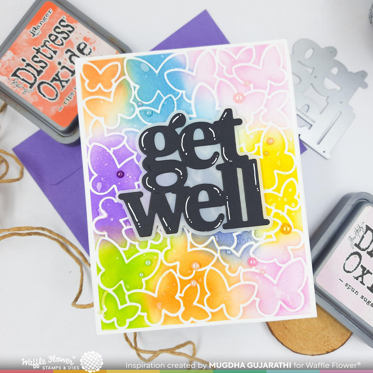 Oversized Get Well Print Die – WaffleFlower.com