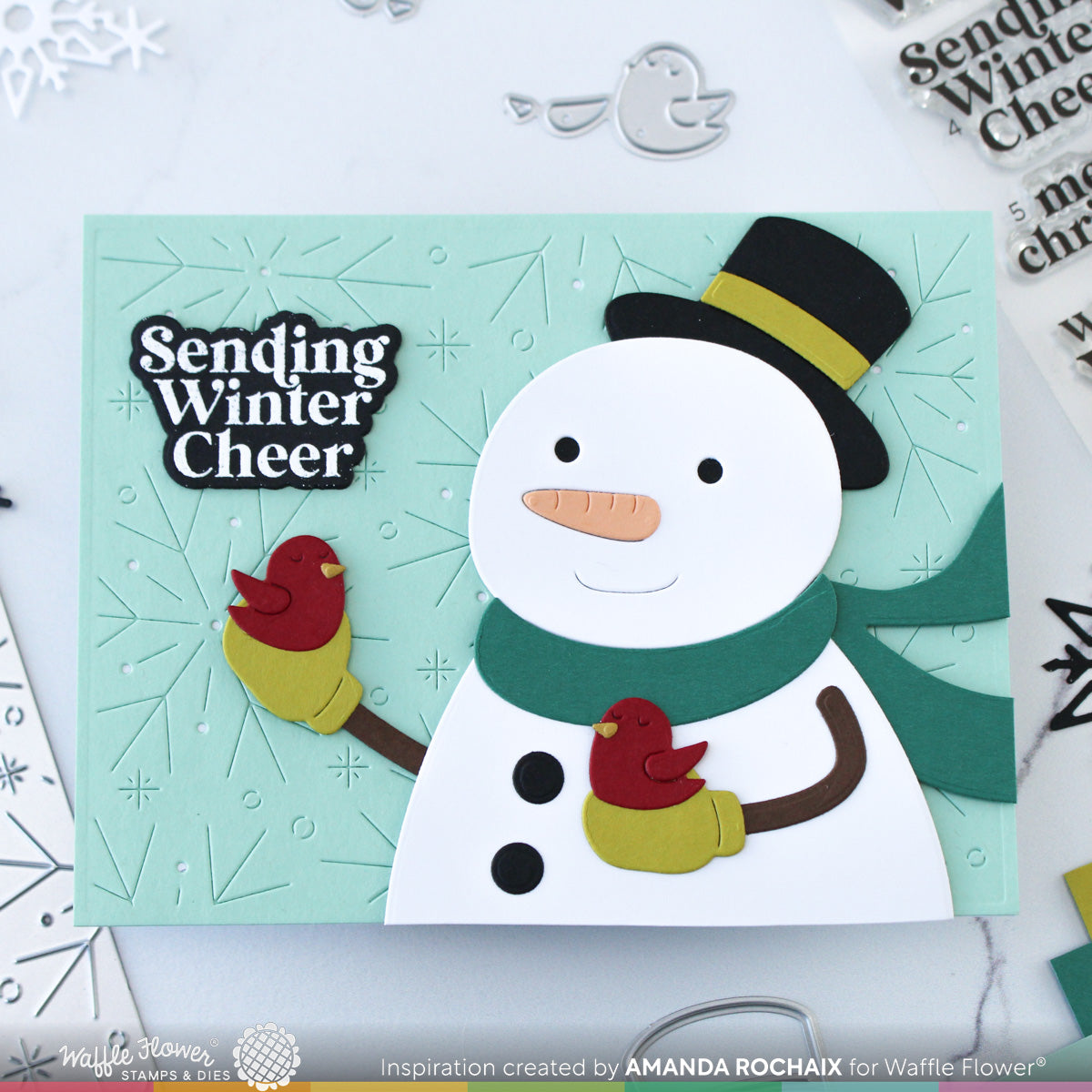 Snow Cheer Sentiments Combo – WaffleFlower.com