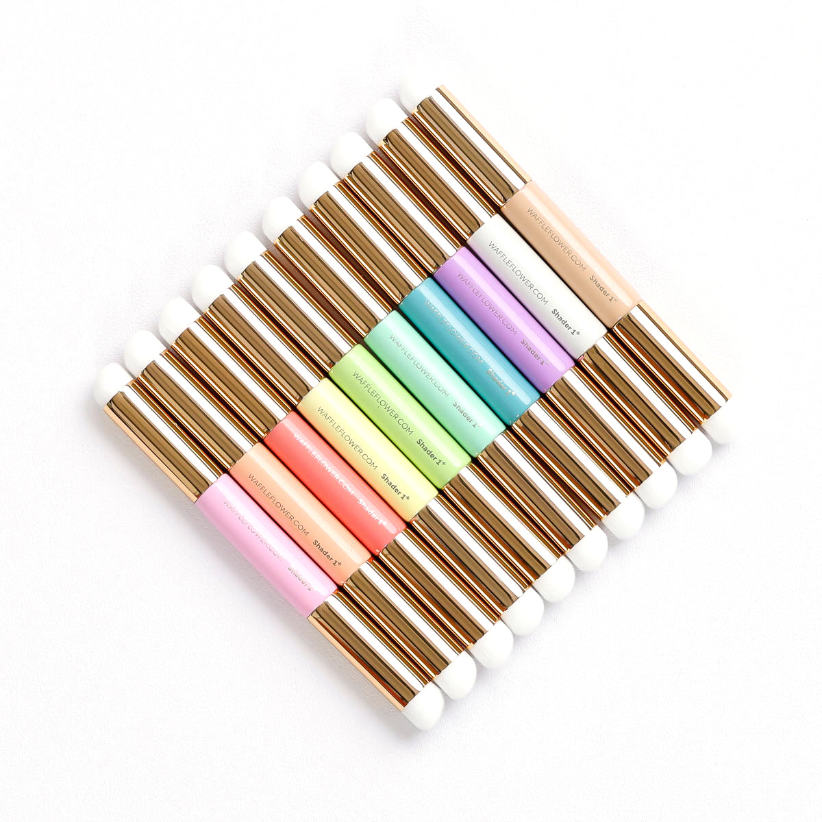 Shader Brush 1+ Double-ended Rainbow Pack – WaffleFlower.com