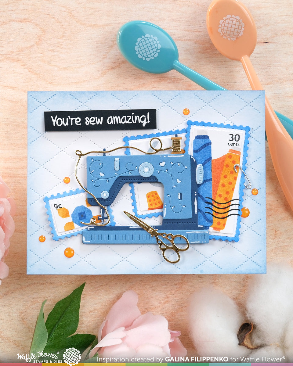 Cross-hatch Texture Die – WaffleFlower.com