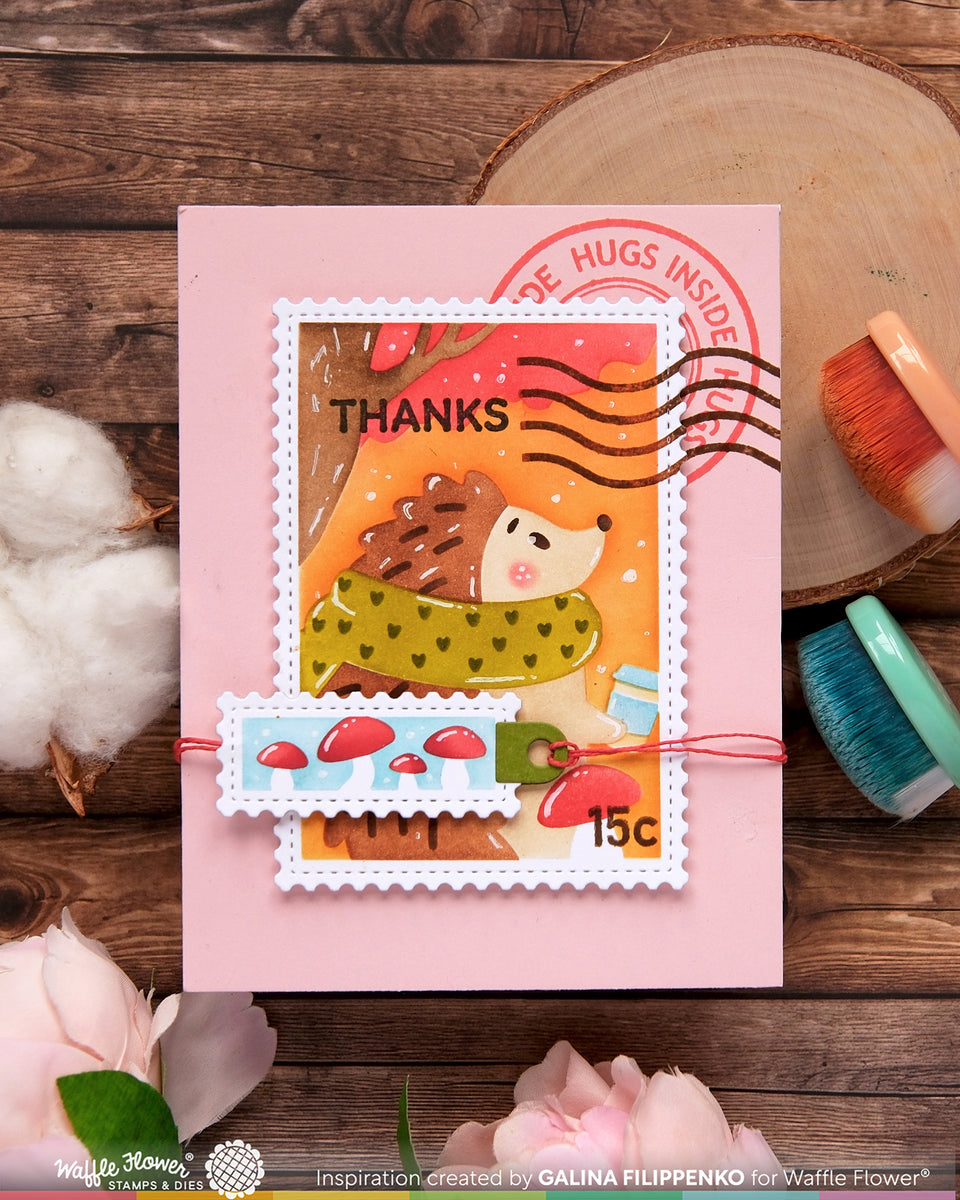 Nesting Postage Collage Die – WaffleFlower.com