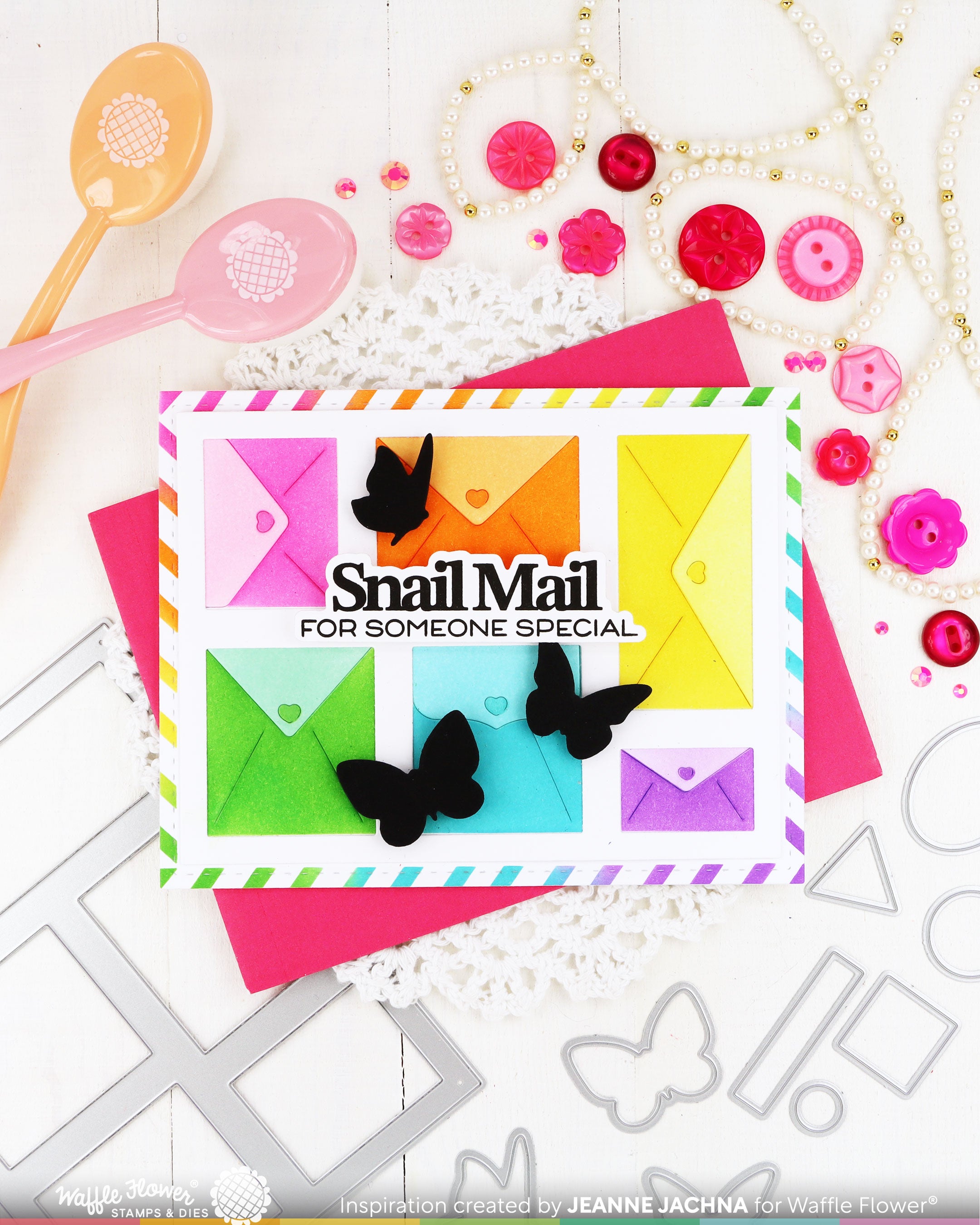 Postage Collage Envelope Die – WaffleFlower.com