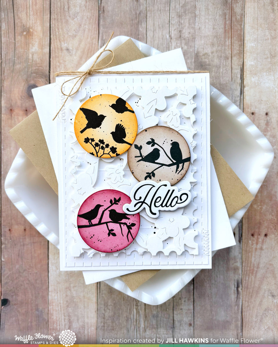 Postage Collage Wild Birds Stamp Set – WaffleFlower.com