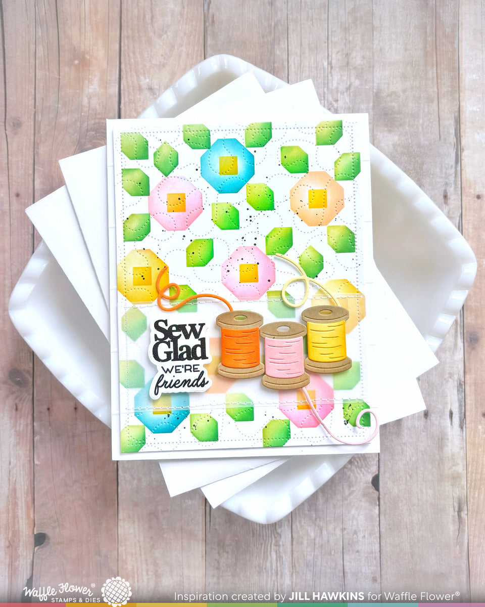 Meandering Texture Die – WaffleFlower.com