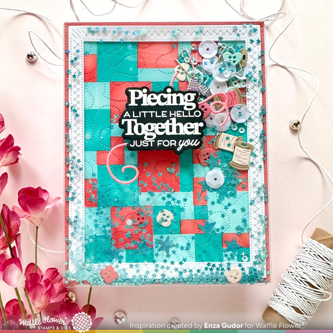 Patchwork Stencil – WaffleFlower.com