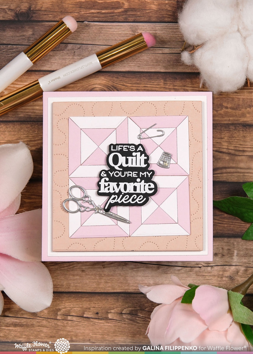 Quilted Frames Die – WaffleFlower.com