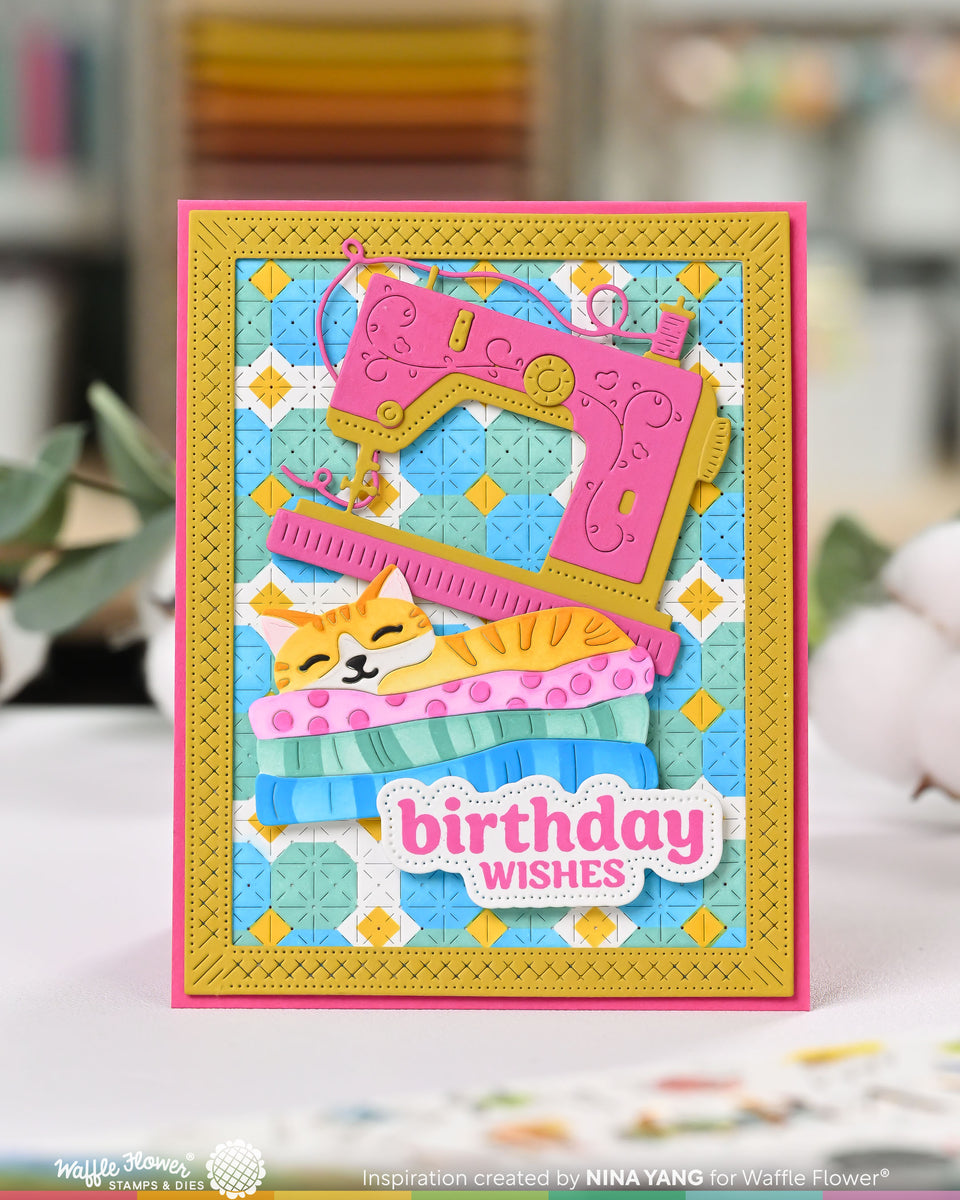 Tiny Square Texture Die – WaffleFlower.com