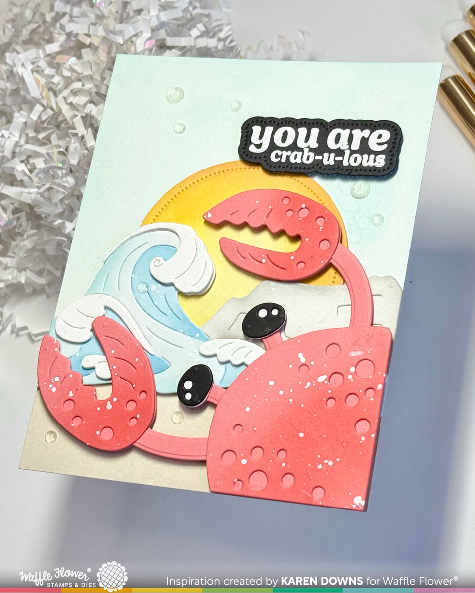 Nesting Piercing Circles Die – WaffleFlower.com