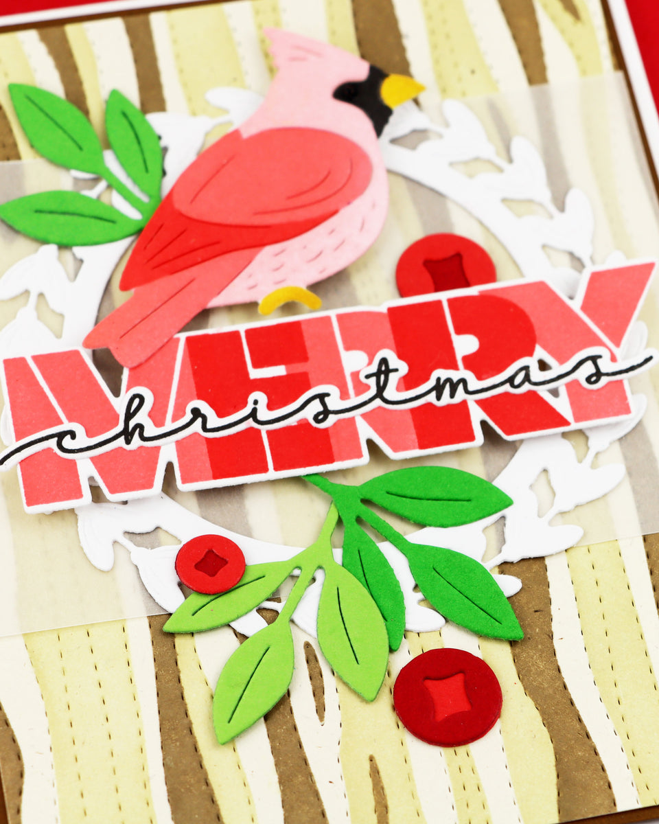 Overlapping Merry Additions Stamp Set – WaffleFlower.com