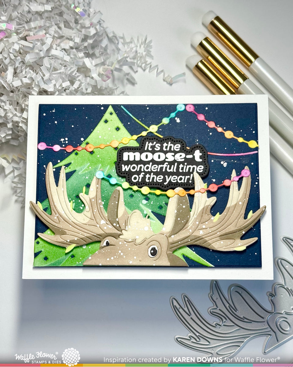 A-moose-ing Sentiments Piercing Matching Die – WaffleFlower.com