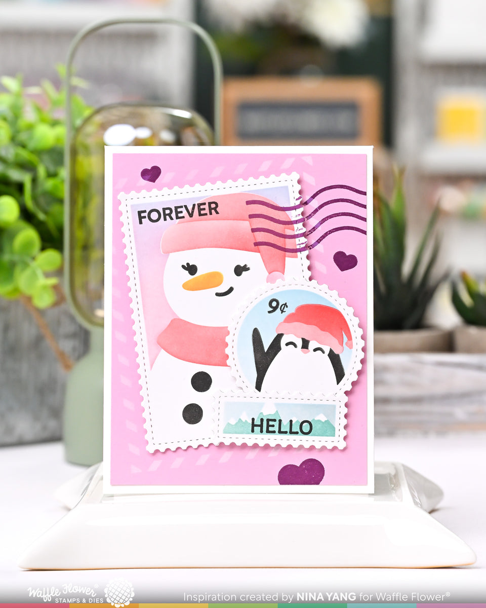 Nesting Postage Collage Combo – WaffleFlower.com