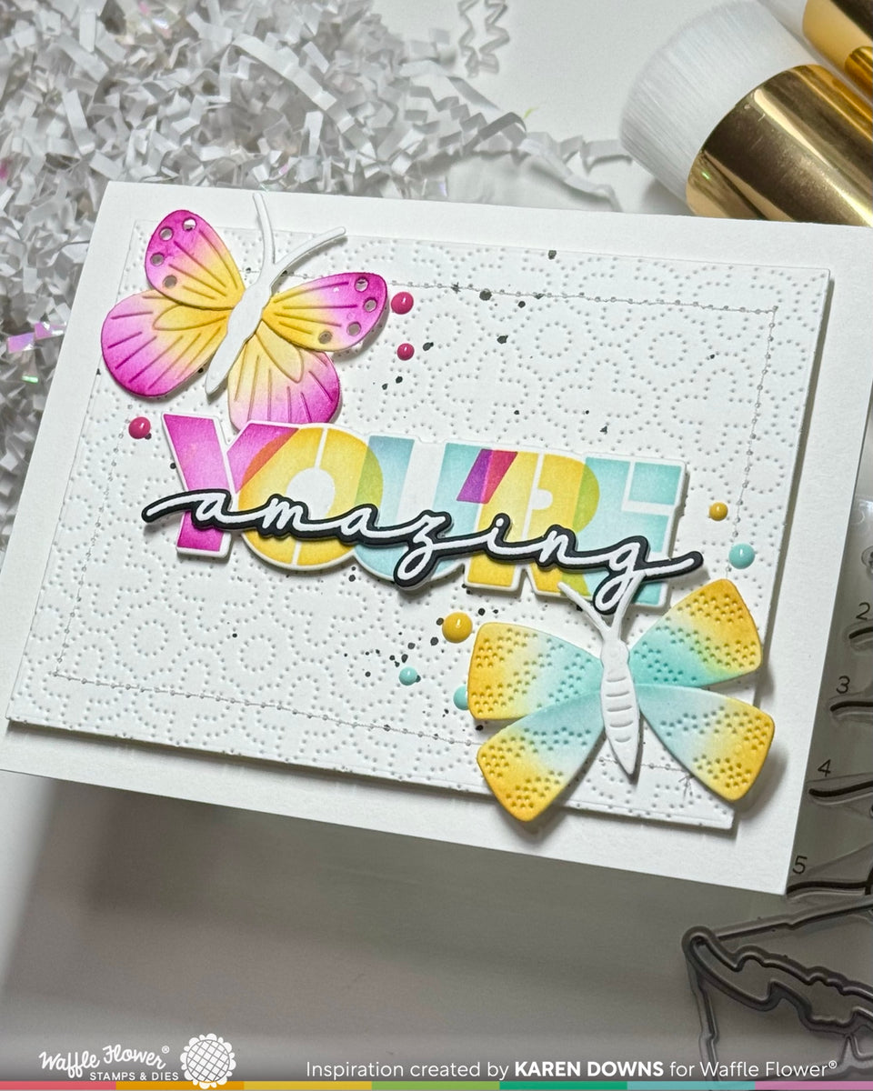 Overlapping You're Additions Stamp Set – WaffleFlower.com