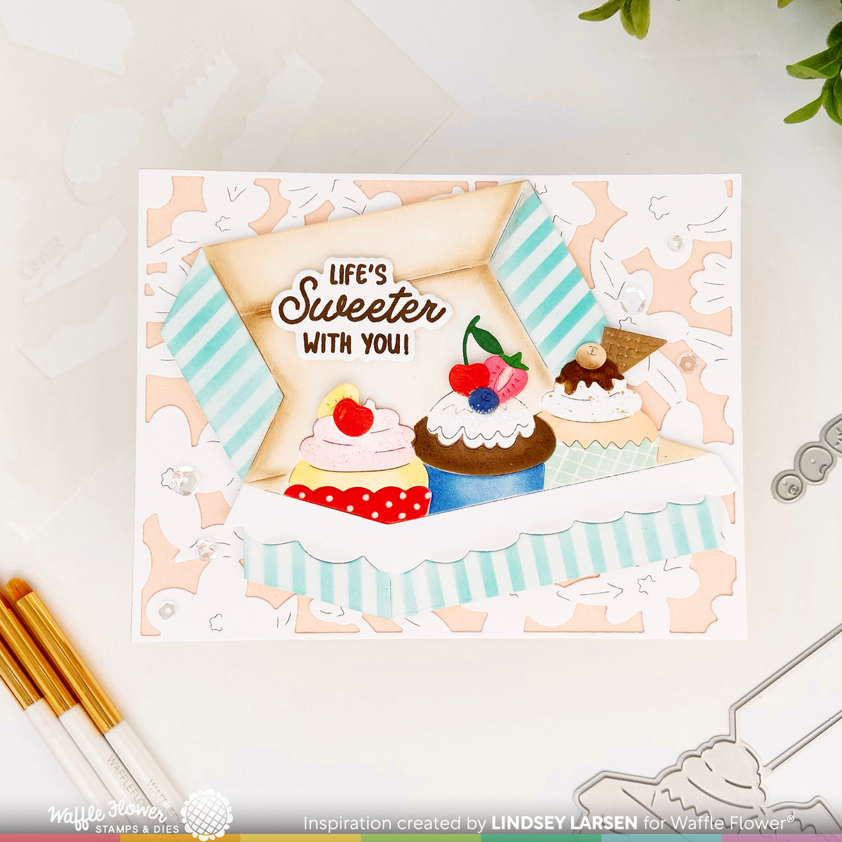 Hey Cupcake Sentiments Combo – WaffleFlower.com