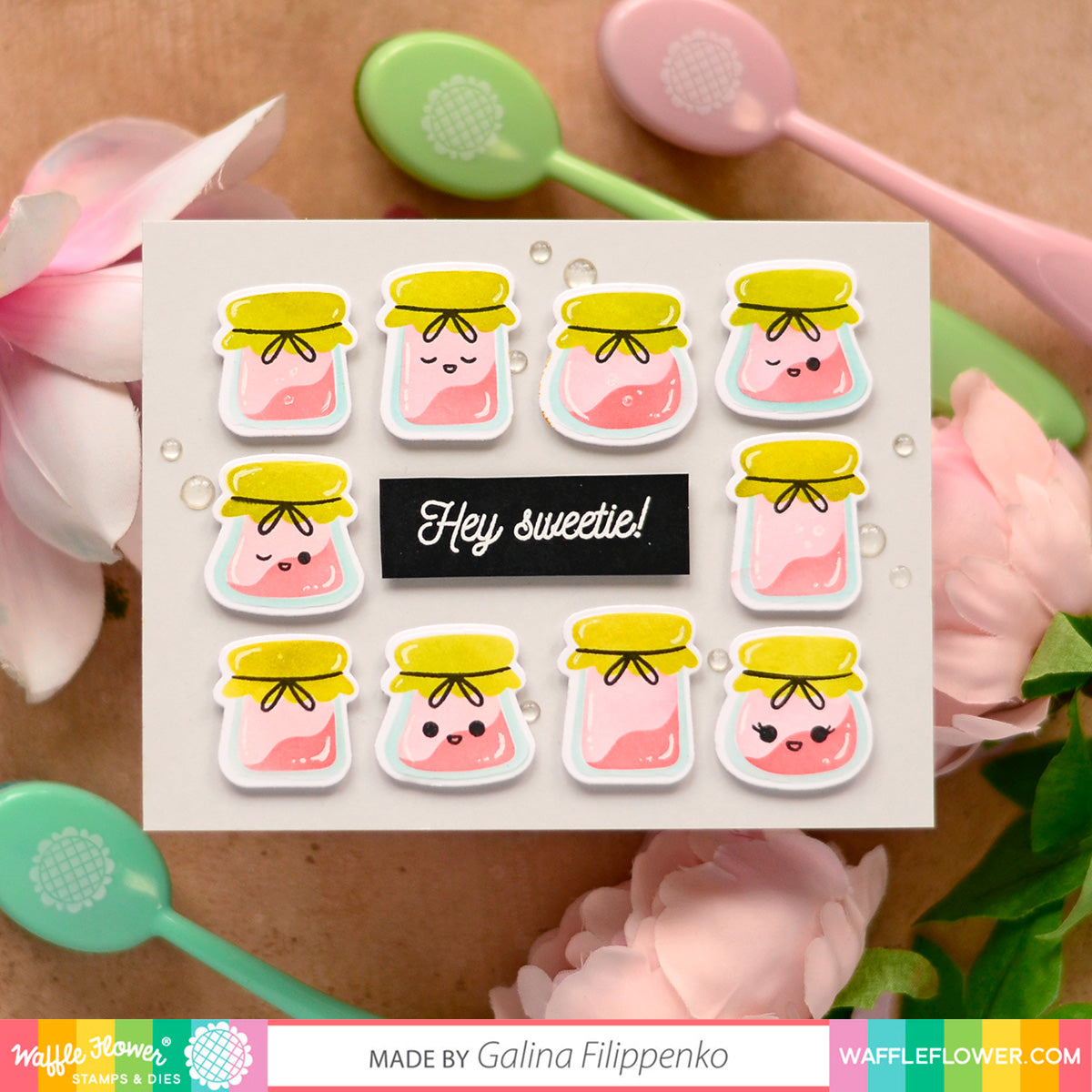 Multiple Honey Jar Die-n-stencil – WaffleFlower.com