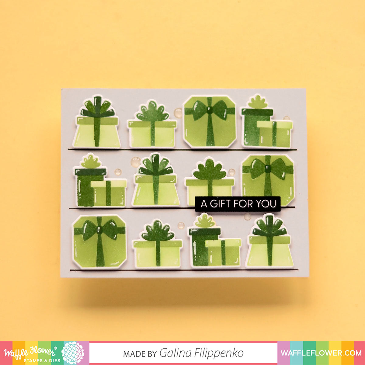 Multiple Presents Die-n-stencil – WaffleFlower.com
