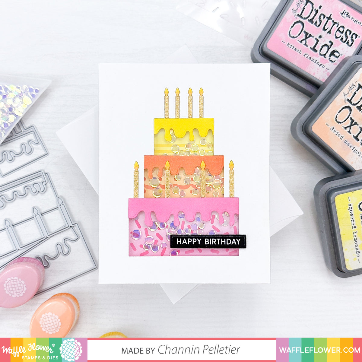 Stacking Cake Die-n-stencil – WaffleFlower.com