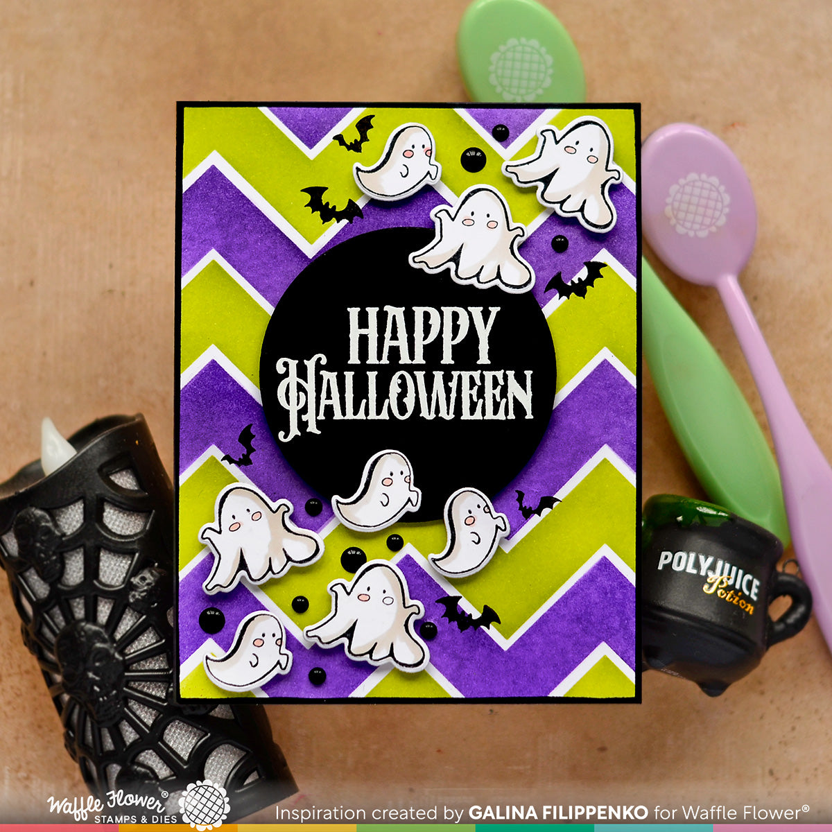Boo Stamp Set – WaffleFlower.com