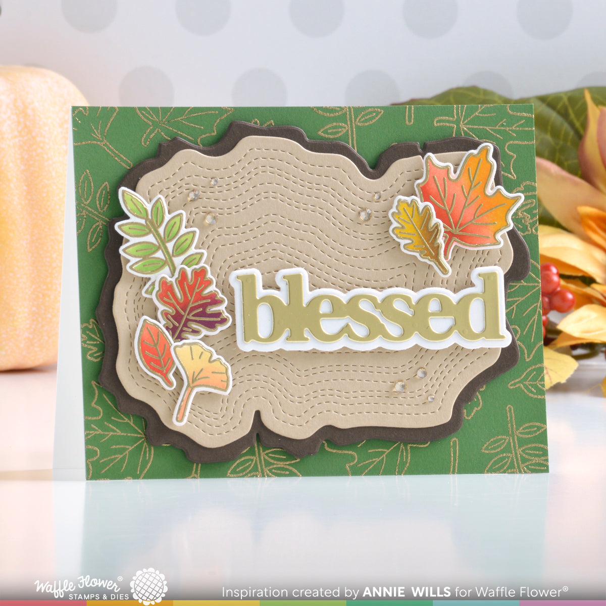 Multiple Fall Leaves Stamp Set – WaffleFlower.com
