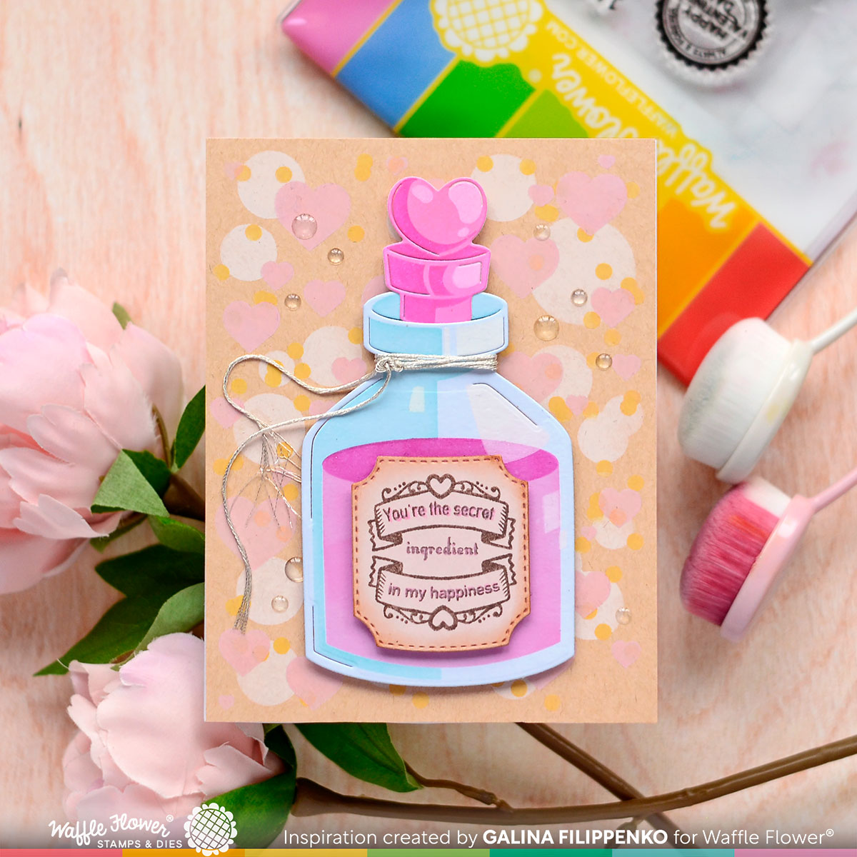 Love Potion Stamp Set – WaffleFlower.com