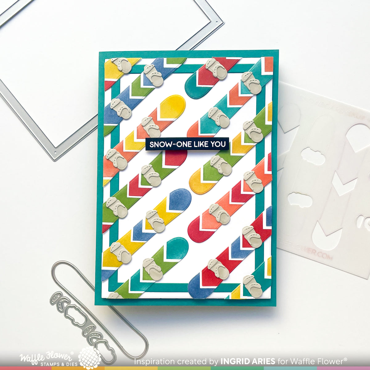 A7 Rectangle Frames Die – WaffleFlower.com